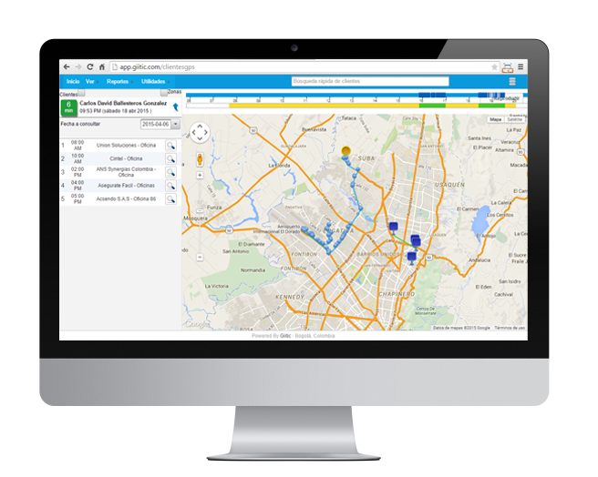 Software de rastreo GPS y planeación de rutas | GIITIC